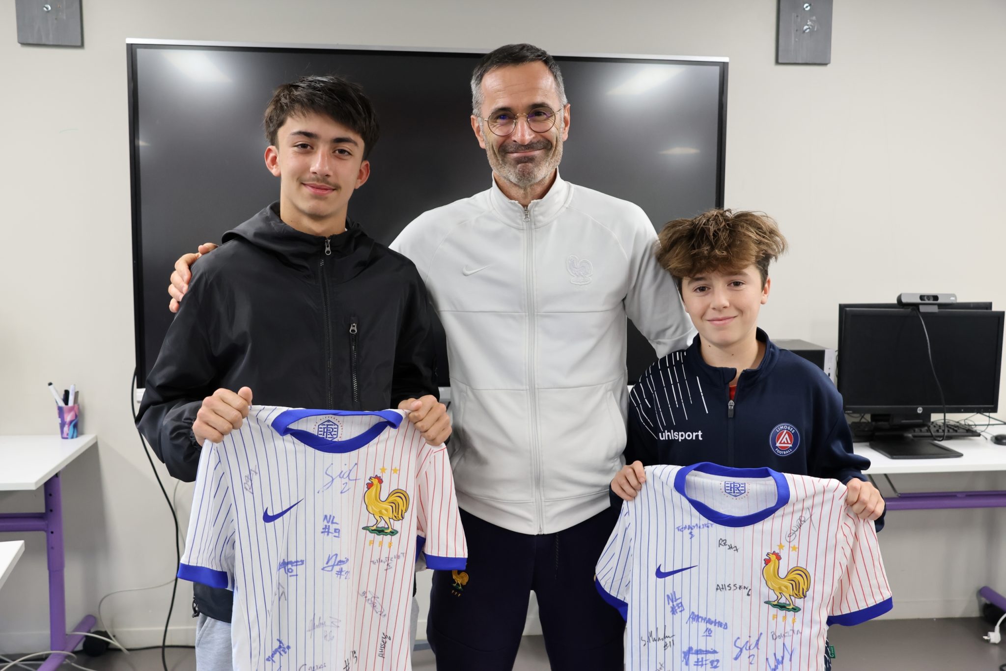 Raphaël Reynaud en visite à la Ligue – Ligue de Football Nouvelle-Aquitaine